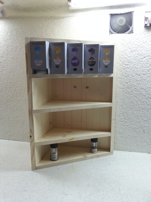 Tassimo Regal selber bauen - I and DIY - Heimwerker-Blog