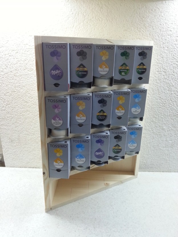 Tassimo Regal selber bauen - I and DIY - Heimwerker-Blog
