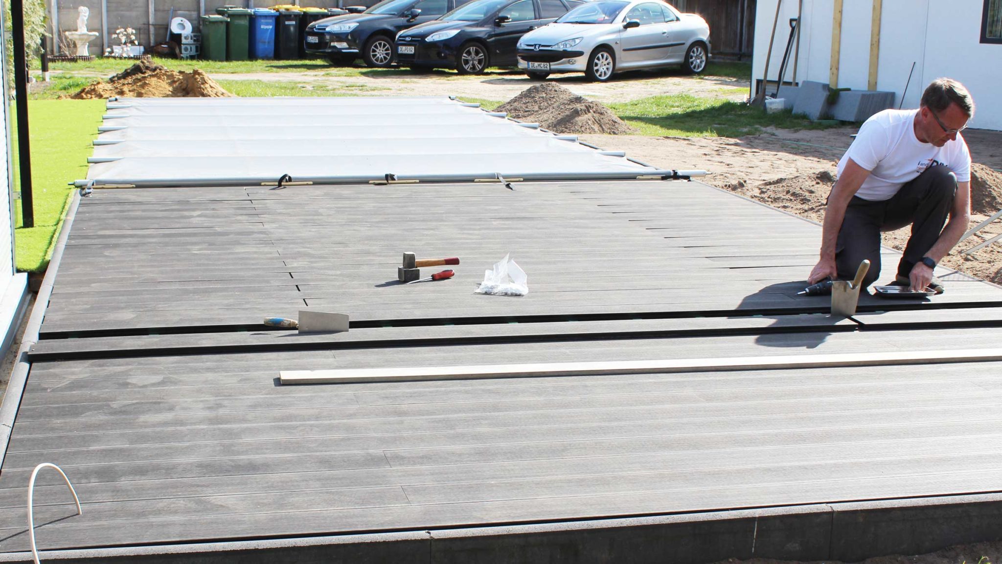 Terrasse selber bauen – mit Stelzlager und WPC-Dielen - DIY