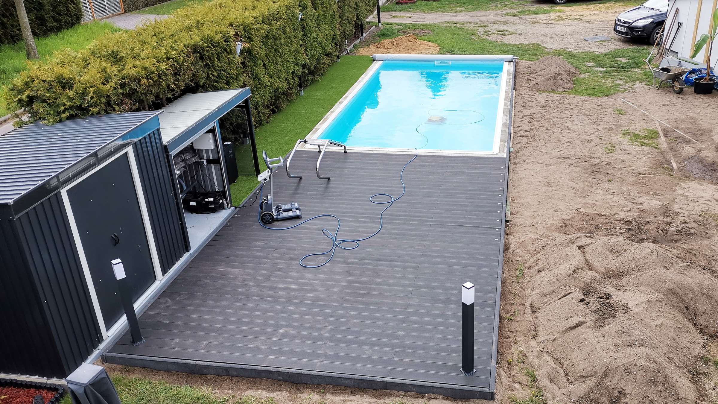 Terrasse selber bauen – mit Stelzlager und WPC-Dielen - DIY